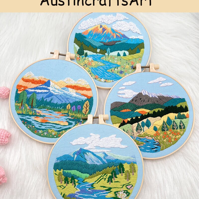 Fall Embroidery Kits - Etsy