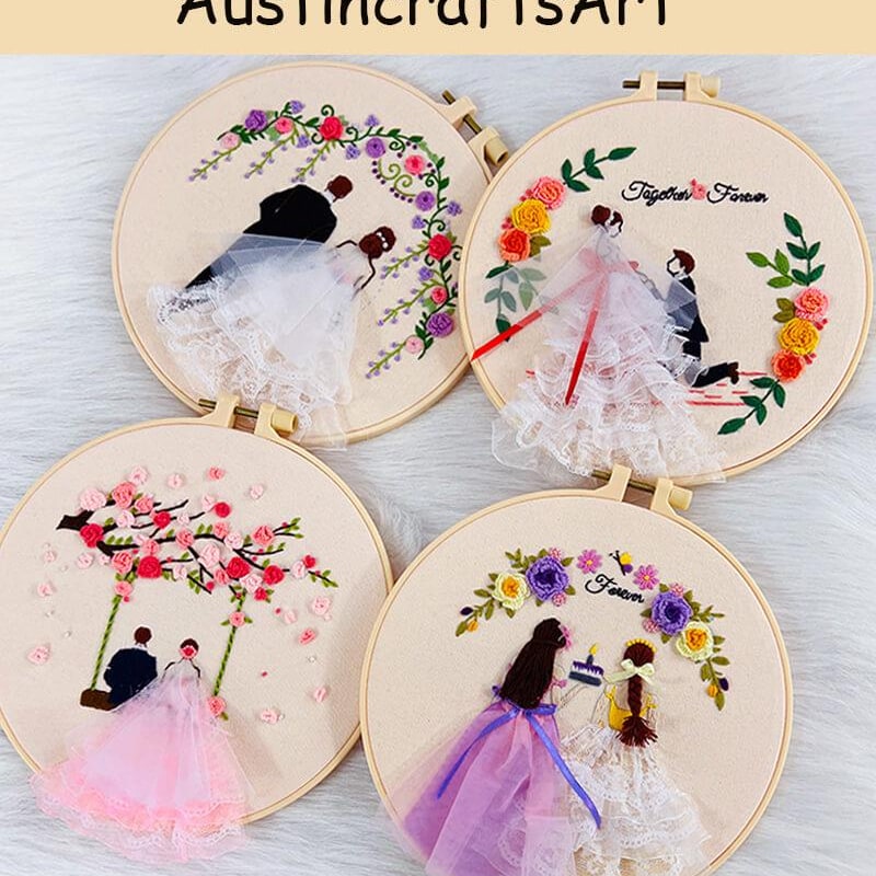 Wedding Embroidery Hoop - Etsy