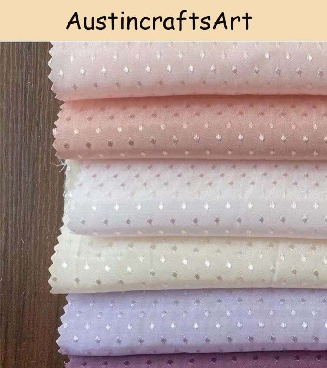 Jacquard Swiss Dot Fabric Chiffon Polka Dot Tulle Quilting Sewing ...