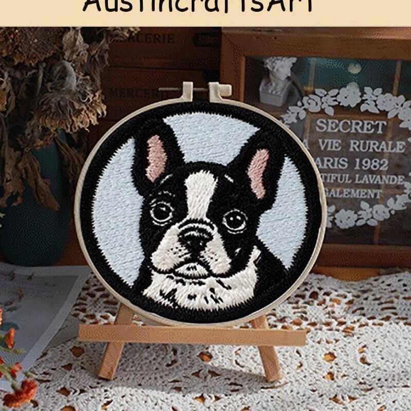 Punch Needle Dog - Etsy