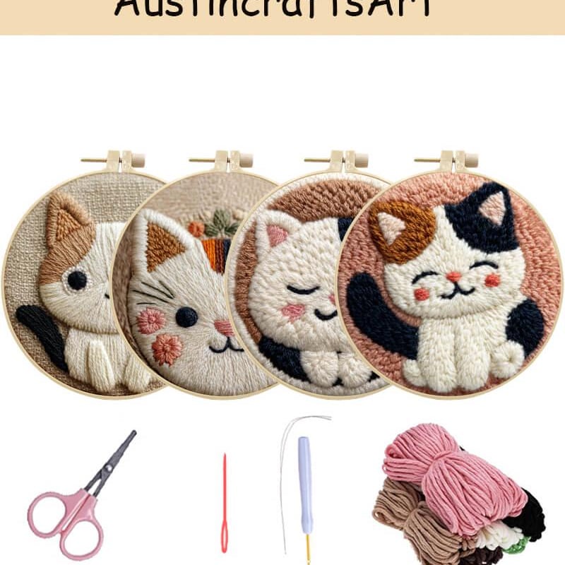 Needle Punch Holiday Kit - Etsy