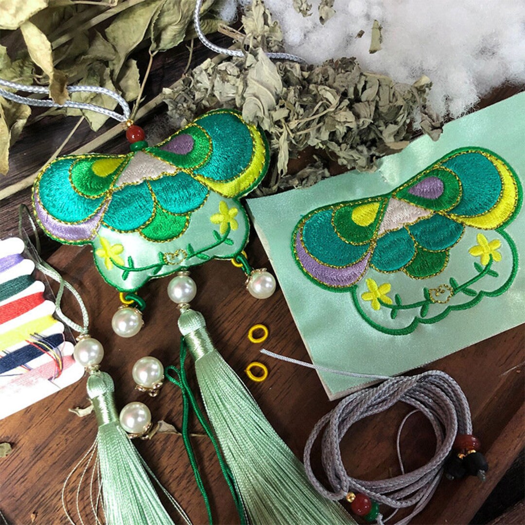 Butterfly Embroidered Sachets Kit, Handmade Diy Material Sachet Bag - Etsy