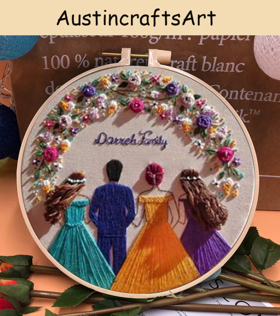 Couple Wedding Embroidery Kit Starter Married Embroidery Kit - Etsy