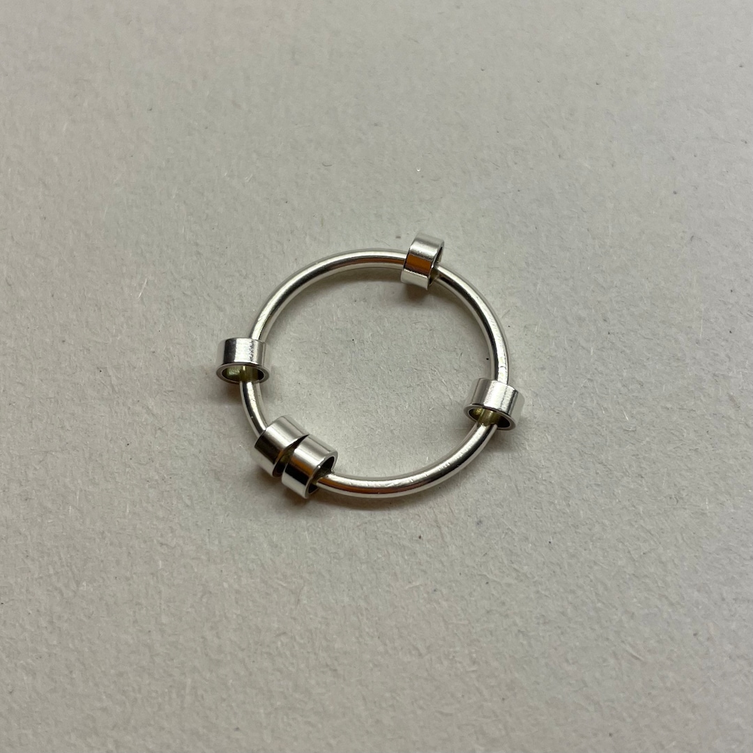 Sterling Silver Chatter Ring - Etsy