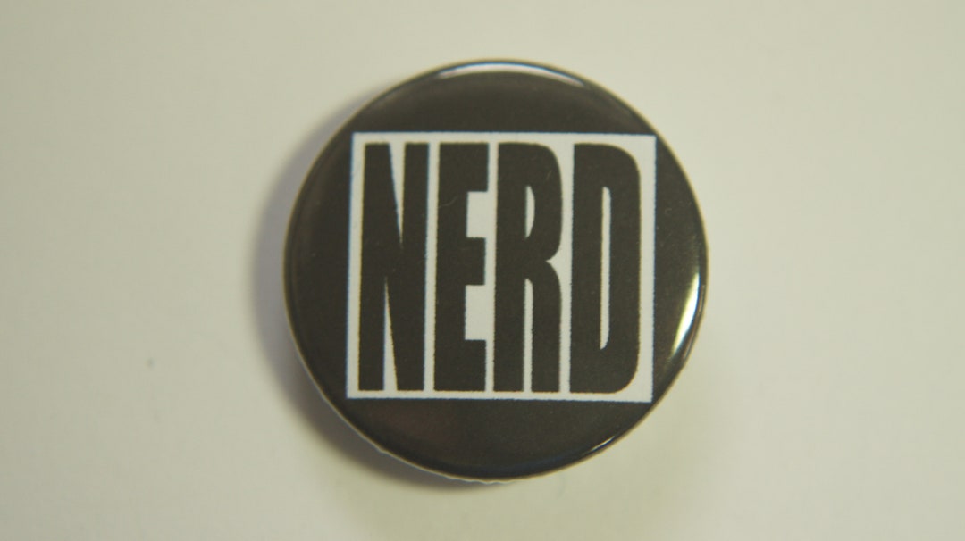 Nerd Button Badge - Etsy
