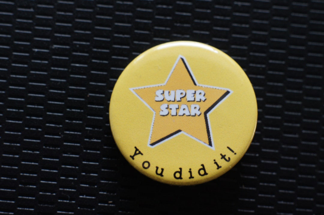 Super Star Badge - Etsy