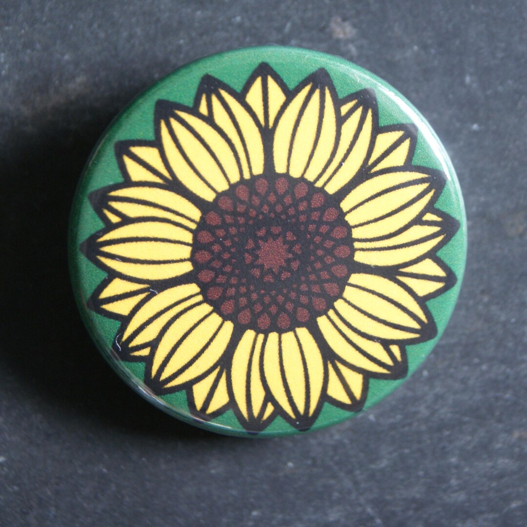 Sunflower Hidden Disability Awareness Button Pin Badge. - Etsy