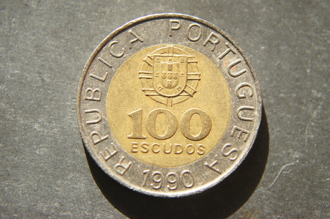 1990 100 Escudos Coin Portugal - Etsy UK