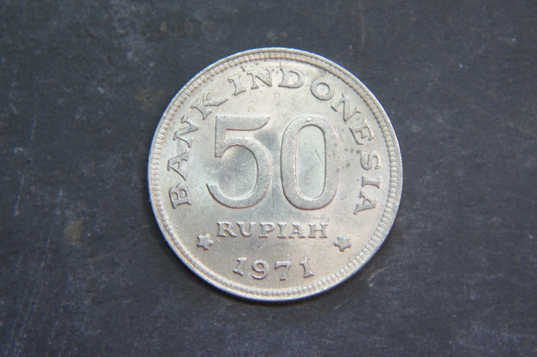 1971 50 Rupiah Coin Indonesia - Etsy