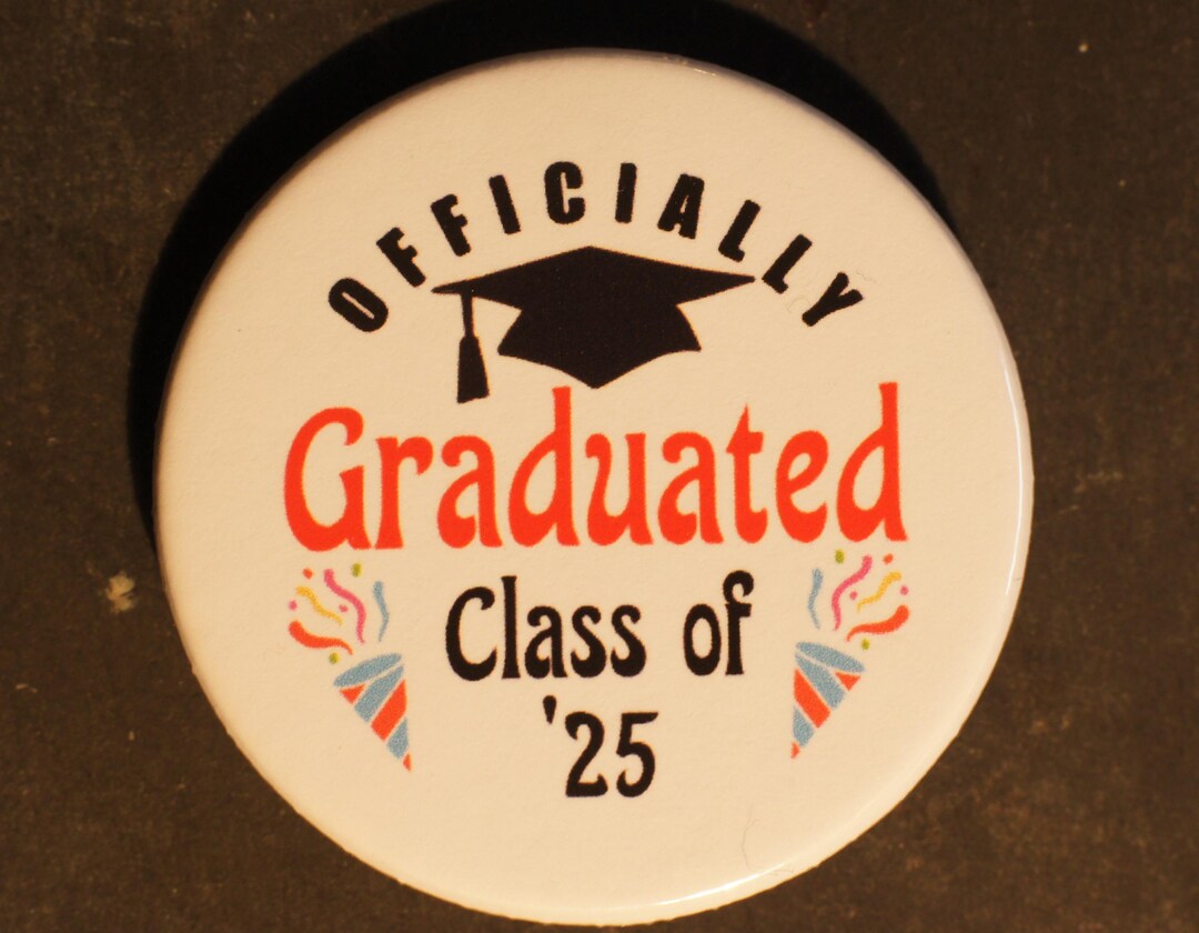 Officially Graduated Badge Graduation Gift - Etsy