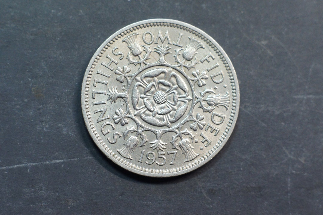 1957 Half Crown Coin Great Britain Queen Elizabeth II - Etsy