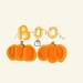 Boo! Vinyl Sticker - Etsy