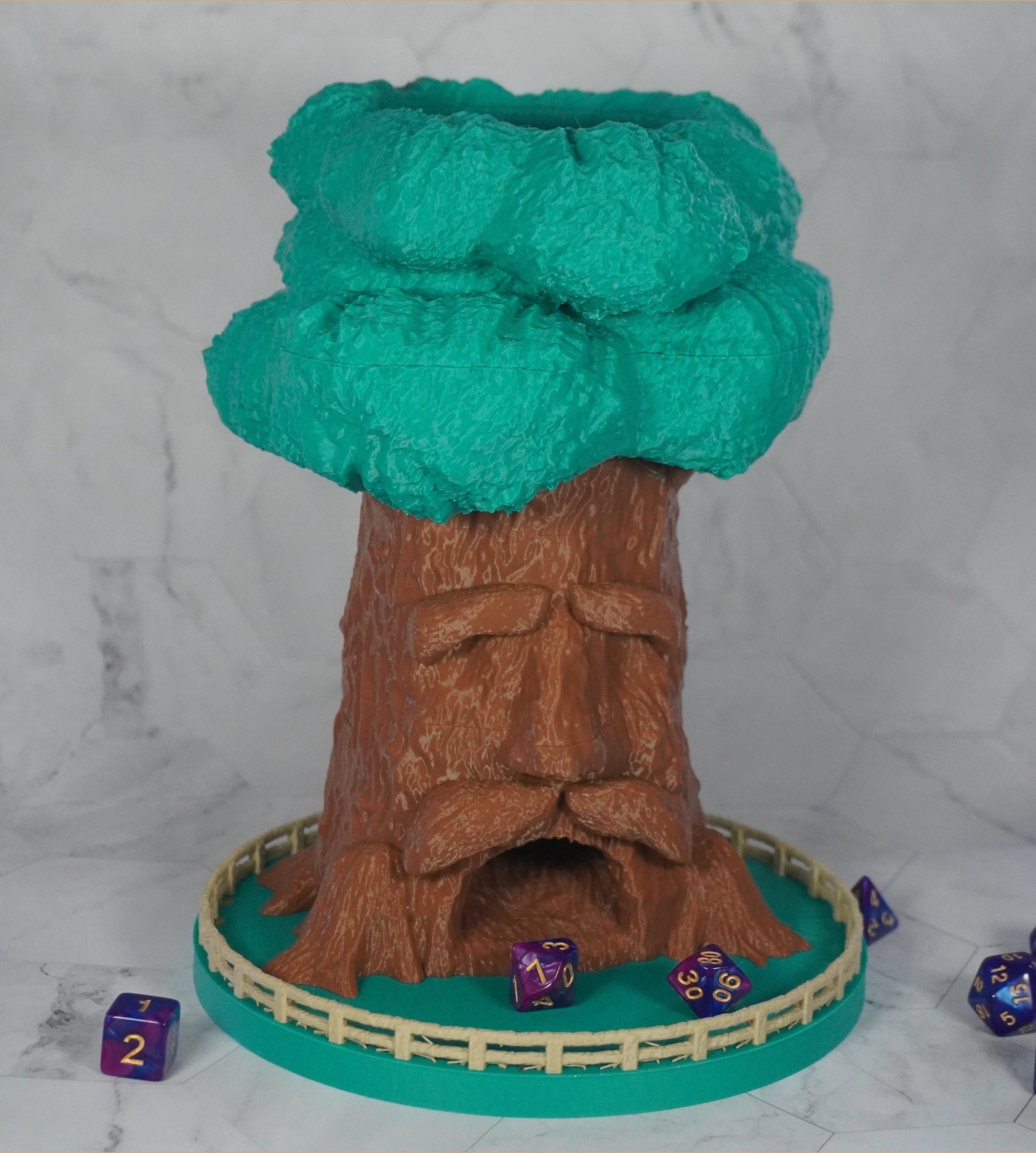 Large Tree Dice Tower - Etsy
