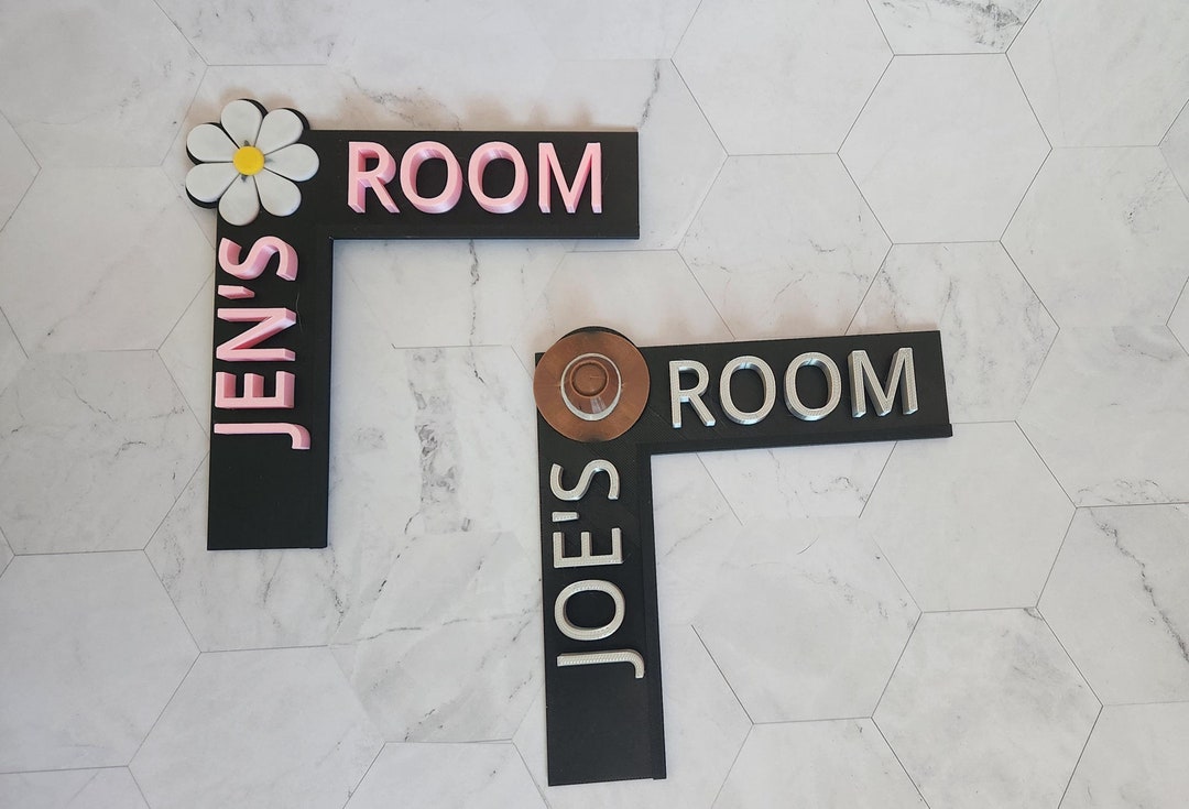 Personalized Door Topper Corner Nameplates - Etsy