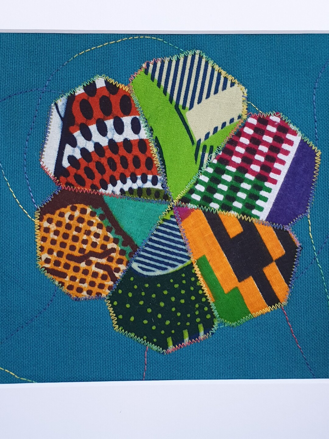 Unique Applique Artwork. Design Series: Snowflake / Flower - Etsy