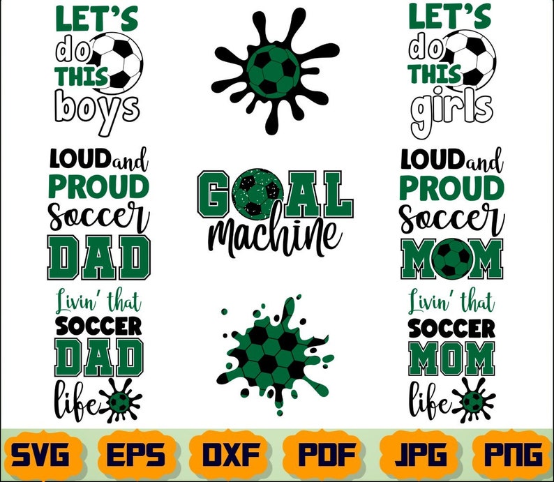 Soccer Svg Soccer Svg Bundle Sport Svg Soccer Mom Svg | Etsy