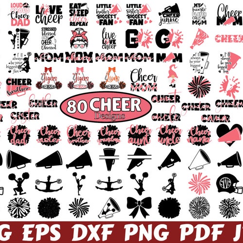 Cheerleading SVG Cheer Quote Cut File Athletes Lift Weights - Etsy