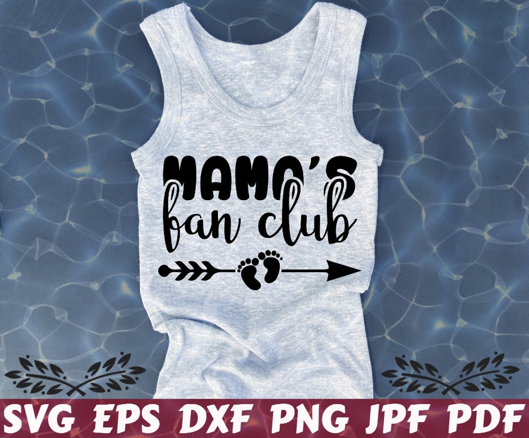 Mama's Fan Club SVG Fan Club SVG Mama's Fan SVG - Etsy
