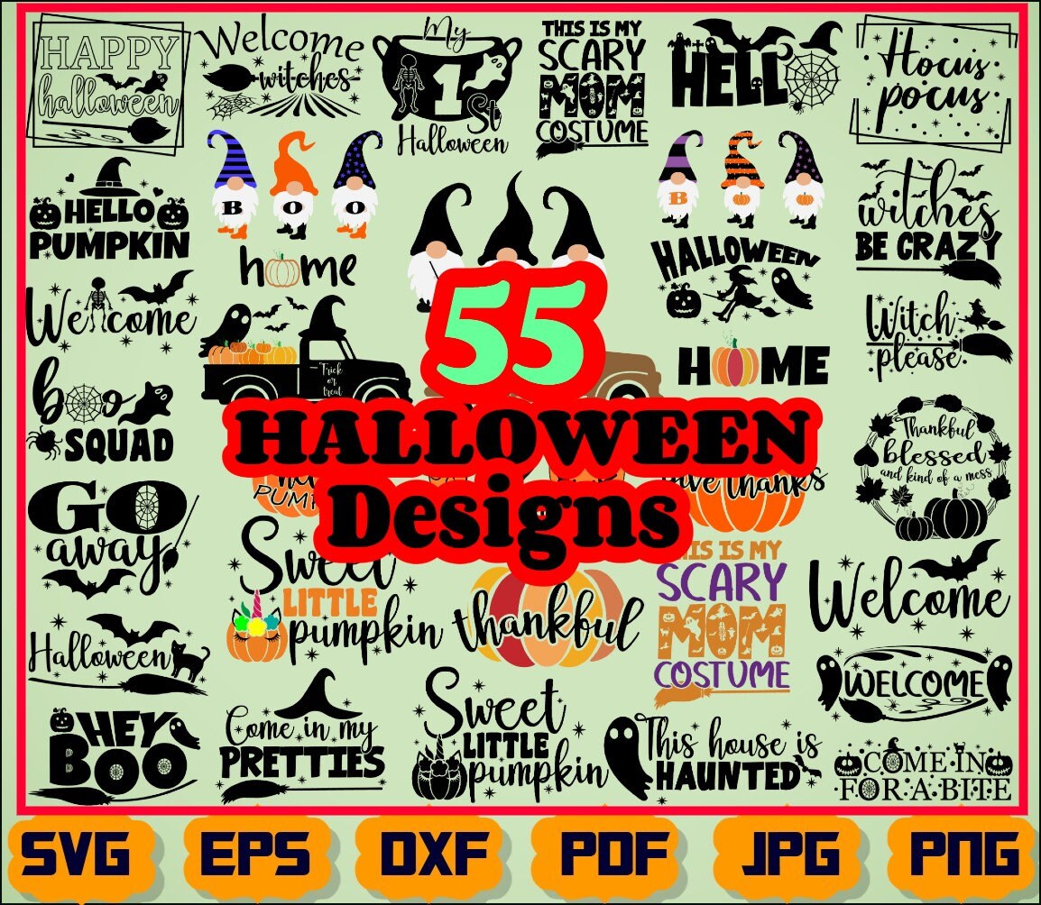 Halloween Svg Bundle Halloween Cut File Halloween Quote | Etsy
