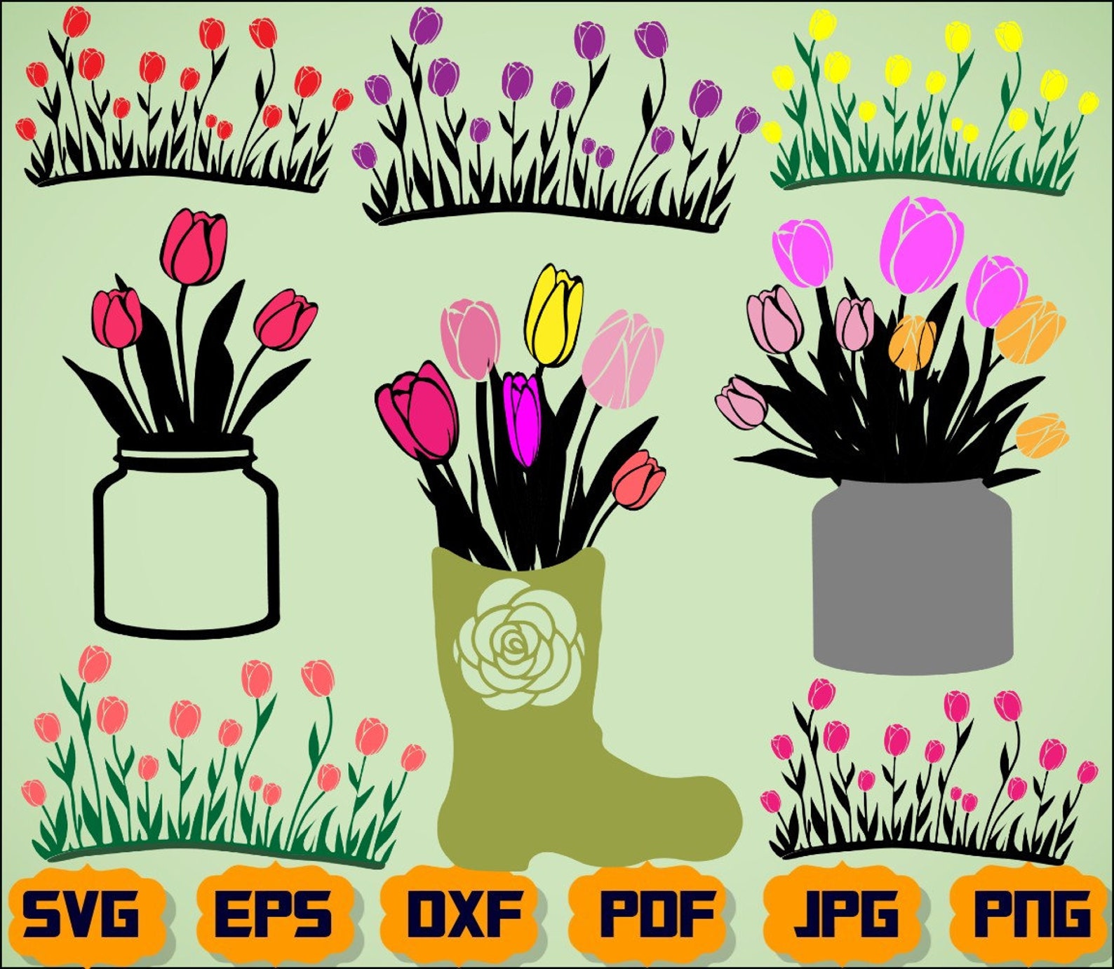Spring Svg Frühling Plotterdatei Hello Spring Svg - Etsy.de