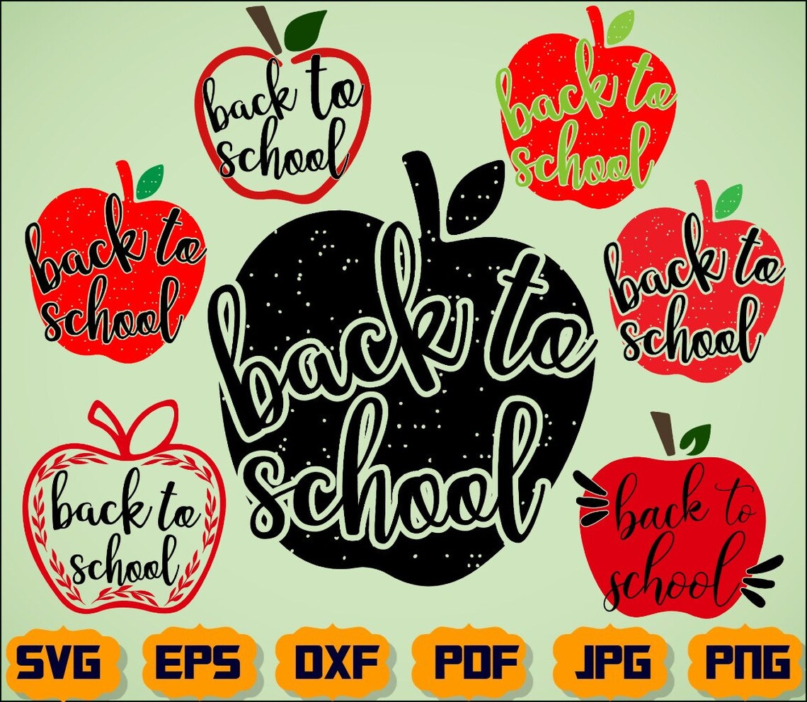 School Svg School Svg Bundle School Cut File School | Etsy