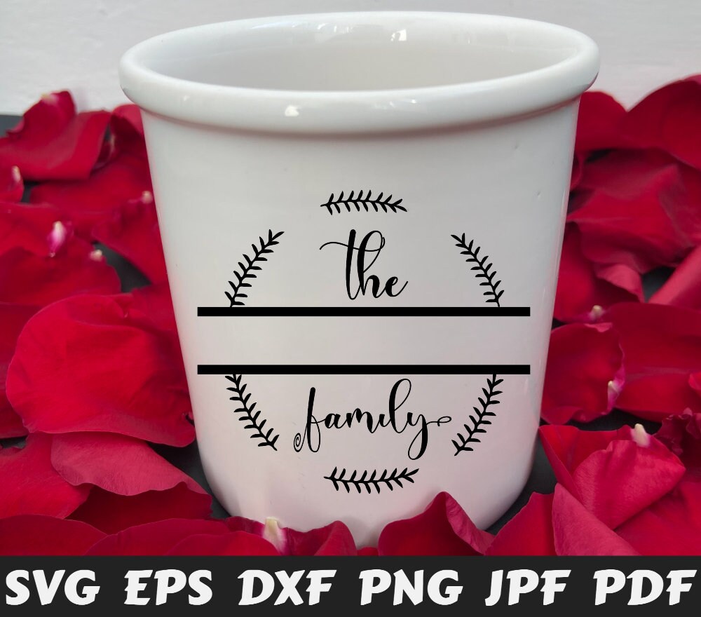 Family Sign SVG Family Monogram SVG Family Name Monogram - Etsy
