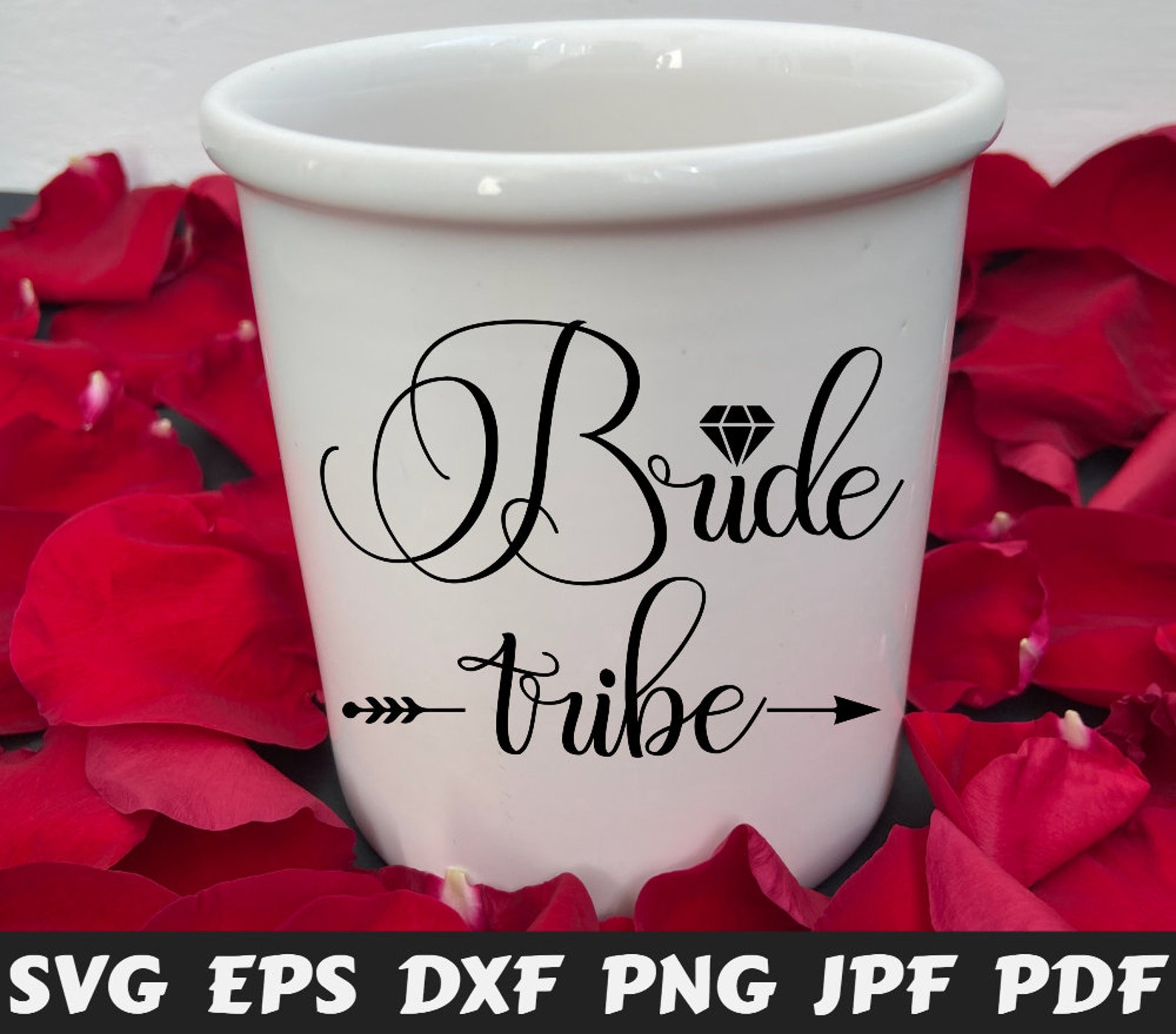 Bride Tribe SVG Bride SVG Tribe SVG Wedding Cut File - Etsy