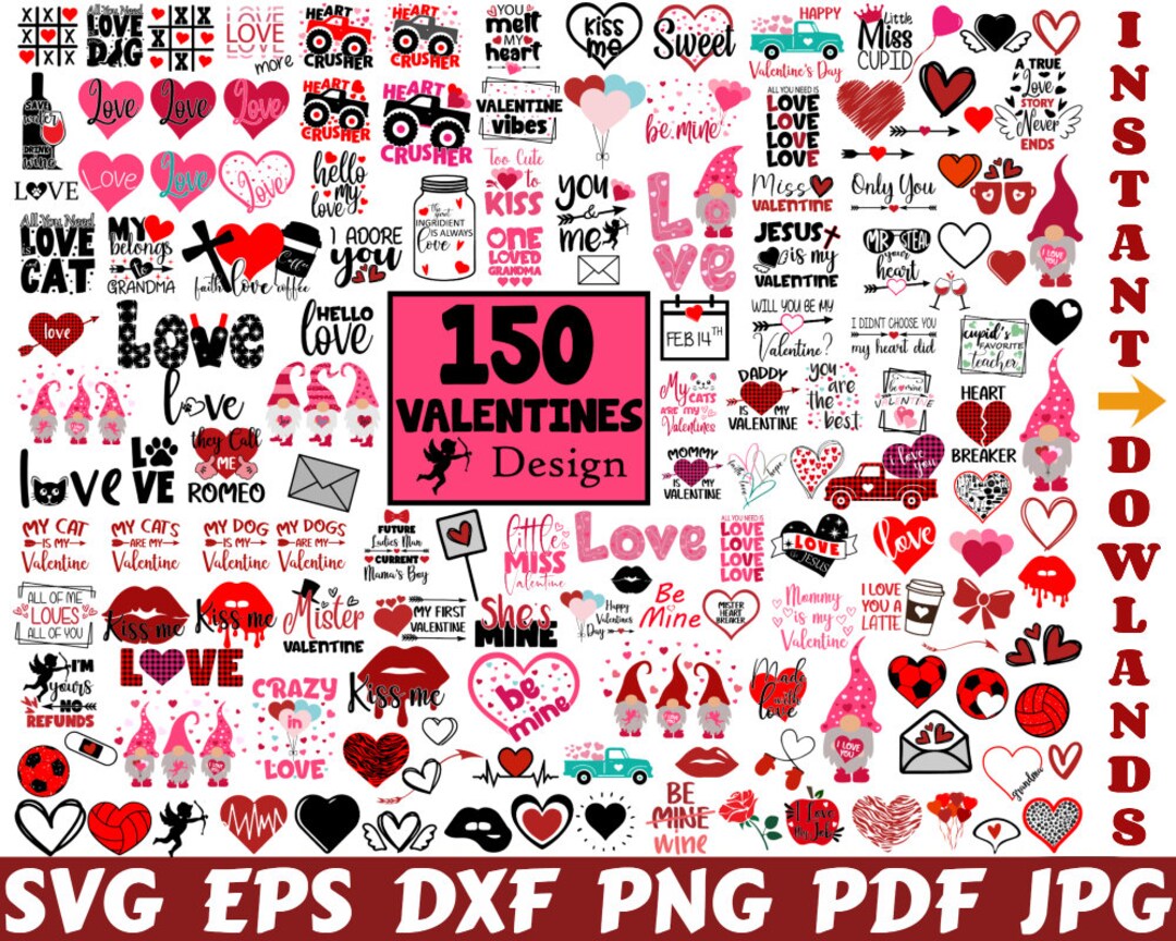 Valentine's Day Svg - Valentines Svg - Valentine's Day Cut File - Cupid ...