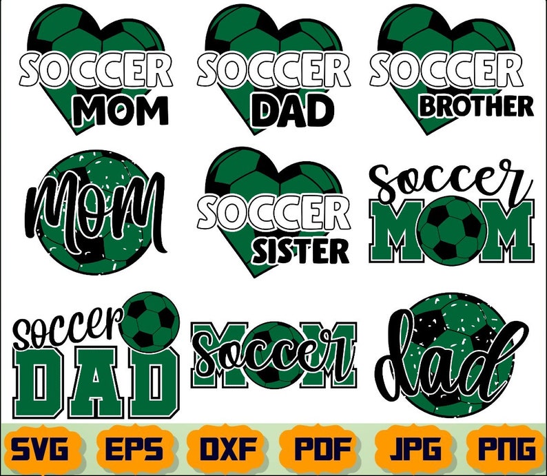 Soccer Svg Soccer Svg Bundle Sport Svg Soccer Mom Svg | Etsy