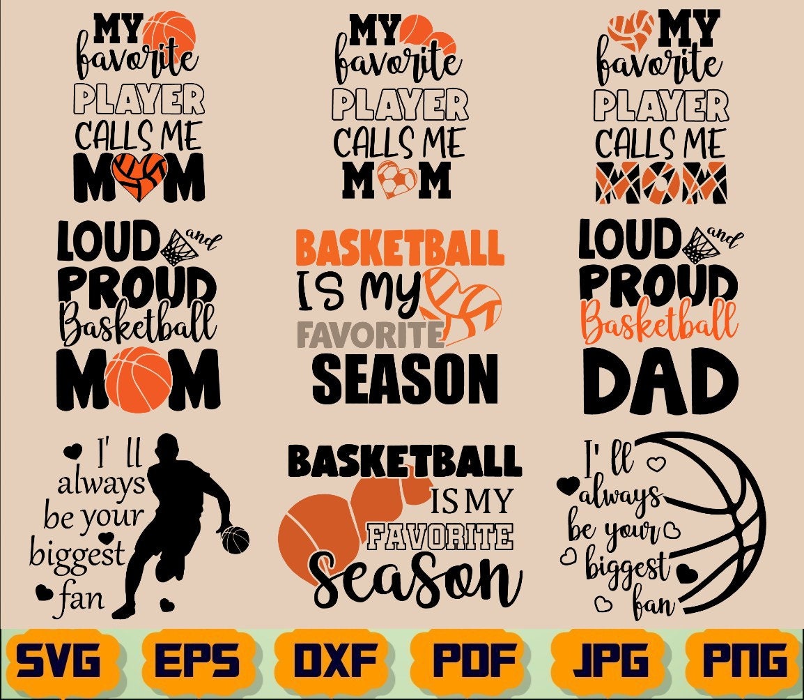 Basketball Svg Basketball Cut Files Basketball Clipart - Etsy