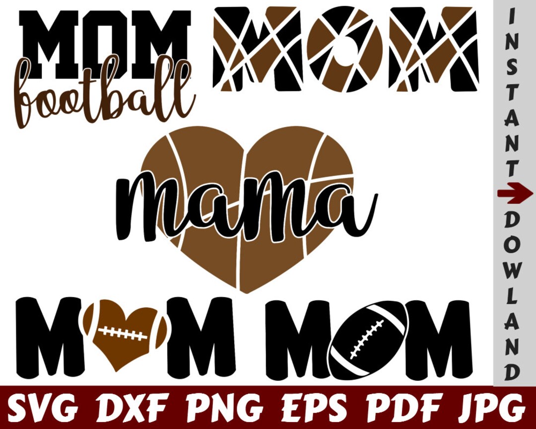 Football Mom SVG Sport Mom SVG Football Family SVG - Etsy
