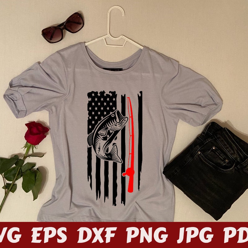 Fishing Flag Svg - Etsy