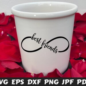 Best Friends SVG Infinity Symbol SVG Forever Friends SVG - Etsy