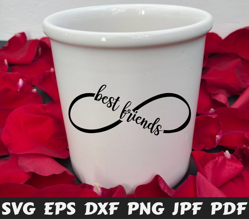 Best Friends SVG Infinity Symbol SVG Forever Friends SVG | Etsy