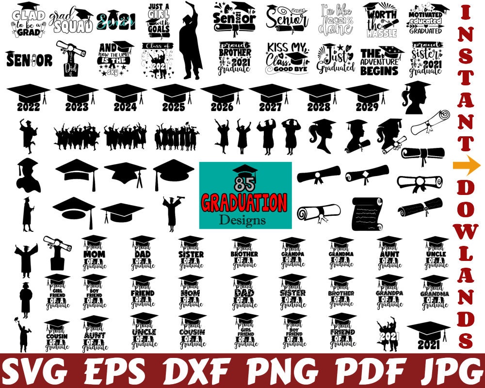 Graduation SVG Graduate SVG Class of 2021 SVG Graduation - Etsy Canada