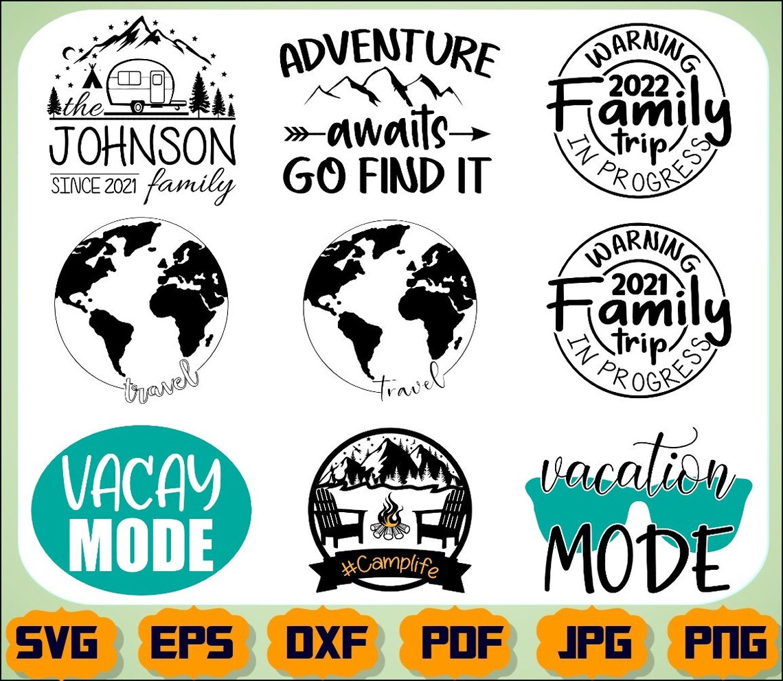 Travel Svg Adventure Svg Explore Svg Travel Cut File | Etsy