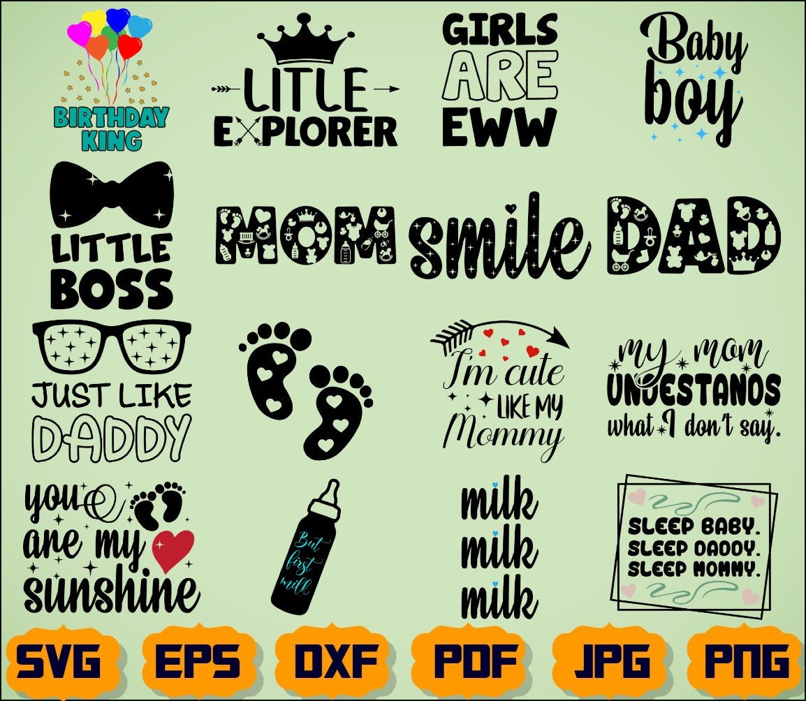 Baby Boy Svg Baby Svg Boy Svg Baby Boy Cut File Boy - Etsy