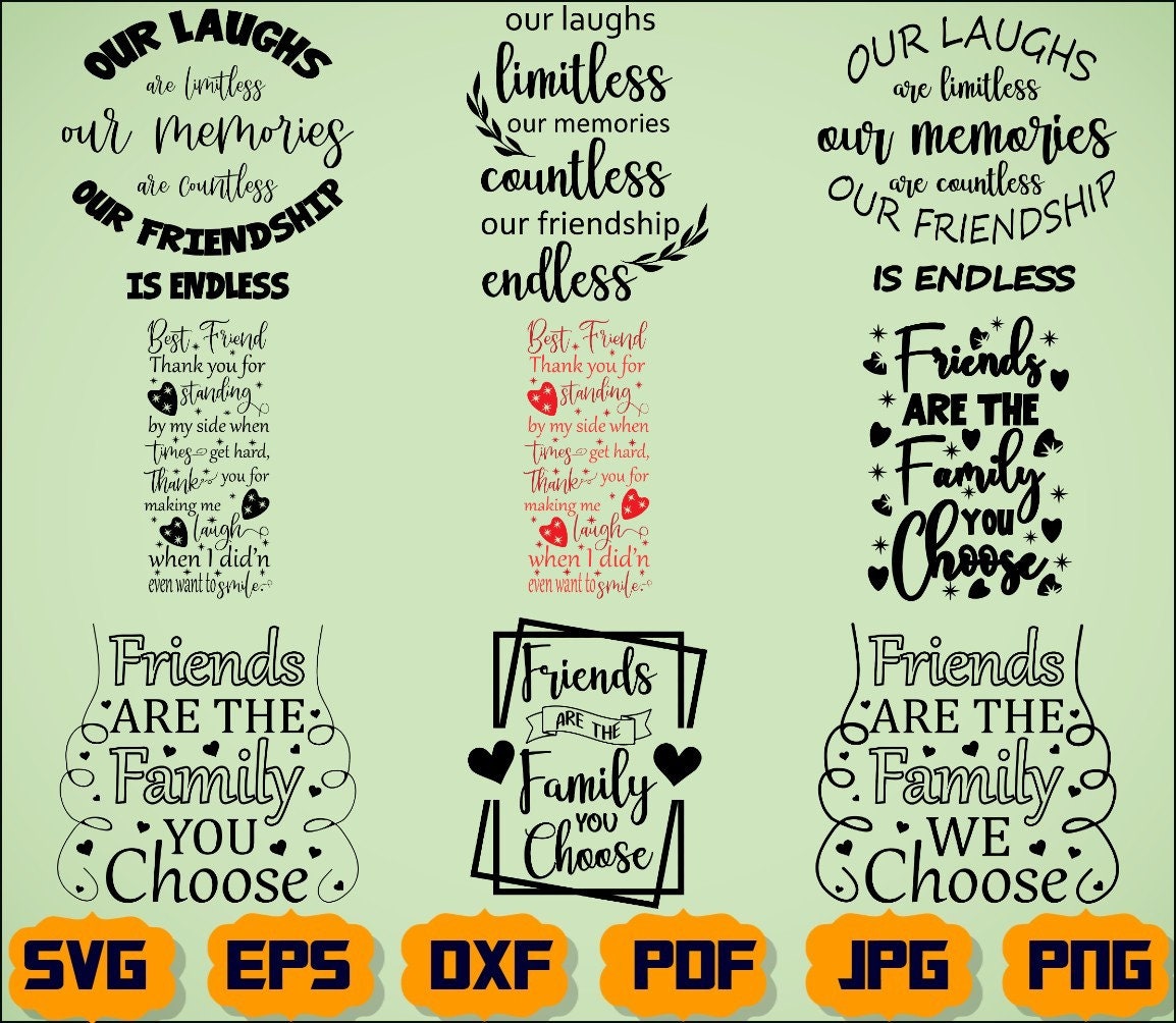 Friendship Svg Friends Svg Best Friends Svg Bestie Svg - Etsy Australia