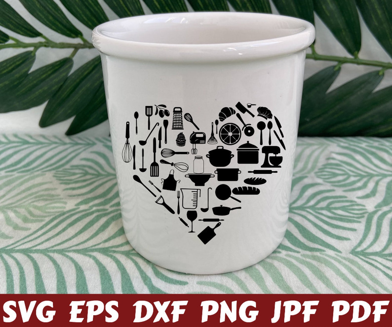 Kitchen Svg Kitchen Cut Files Kitchen Silhouette Kitchen - Etsy