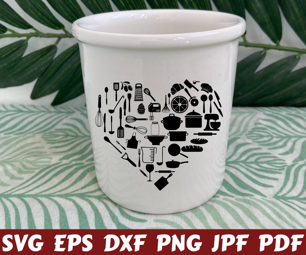 Kitchen Svg Kitchen Cut Files Kitchen Silhouette Kitchen - Etsy