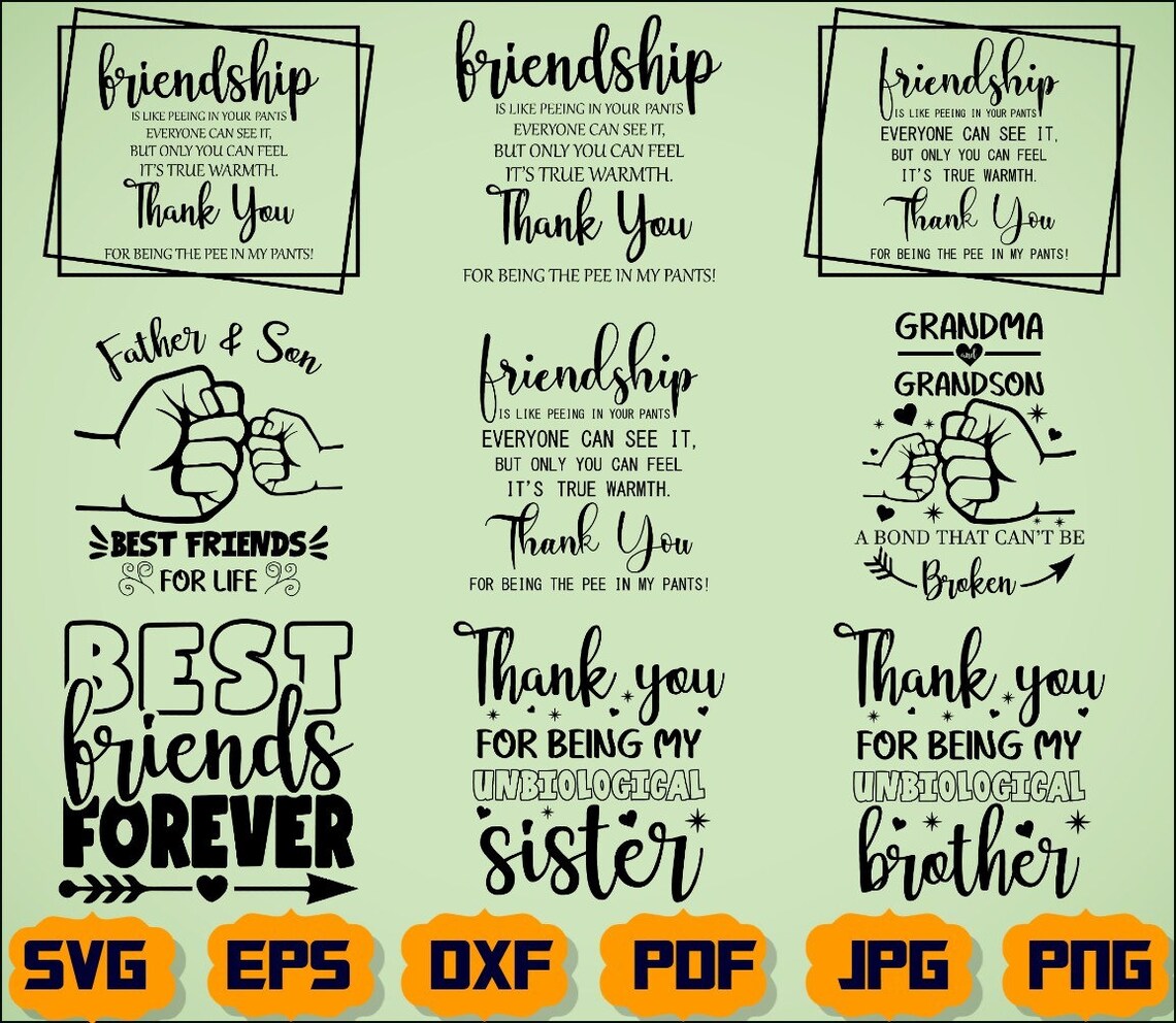 Amistad svg Amigos svg Mejores amigos svg Bestie svg - Etsy España