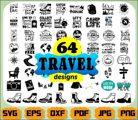 Travel Svg Adventure Svg Explore Svg Travel Cut File | Etsy