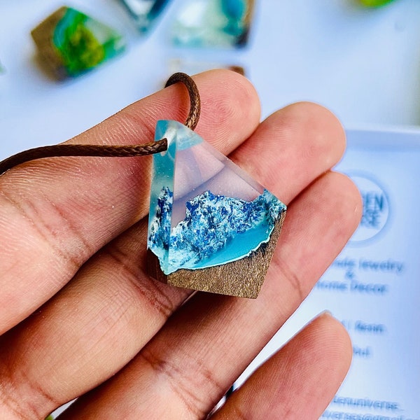 Resin Necklace - Etsy