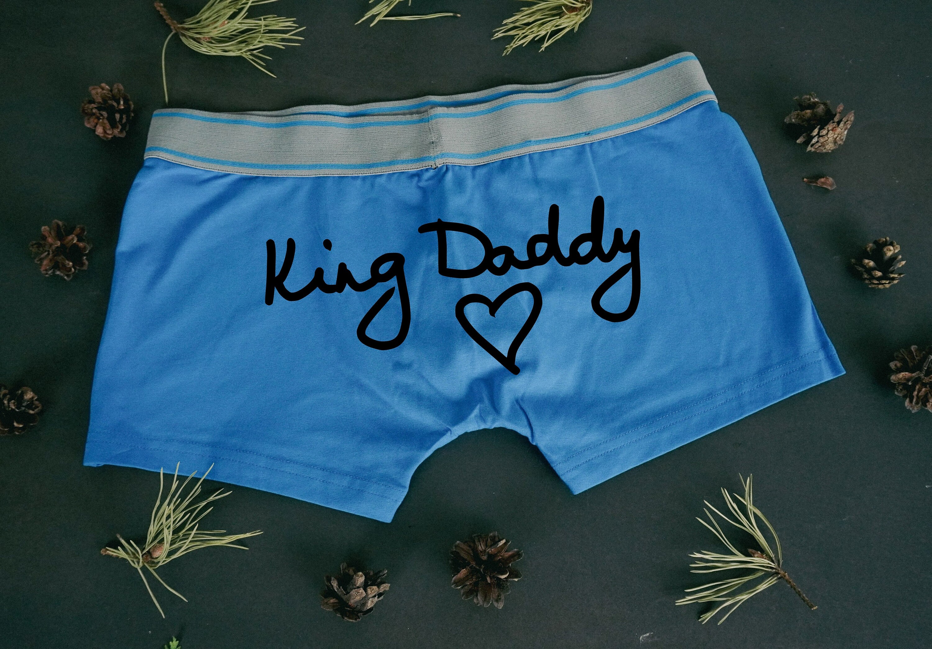 King Daddy Boxers, Mens Boxer Briefs, Best Dad Ever, Fathers Day Gift ...