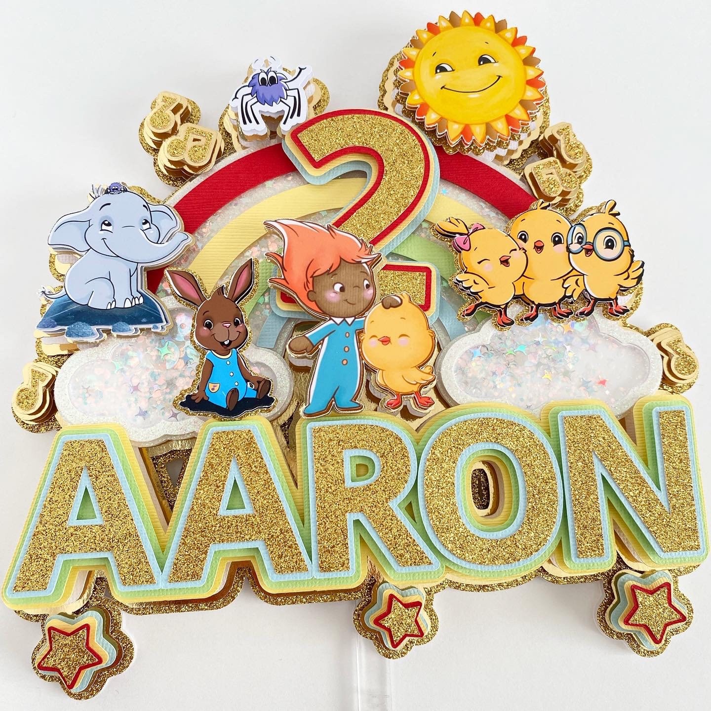 Canticos Cake Toppercanticos Cake Topper Shakerpollitos Cake - Etsy