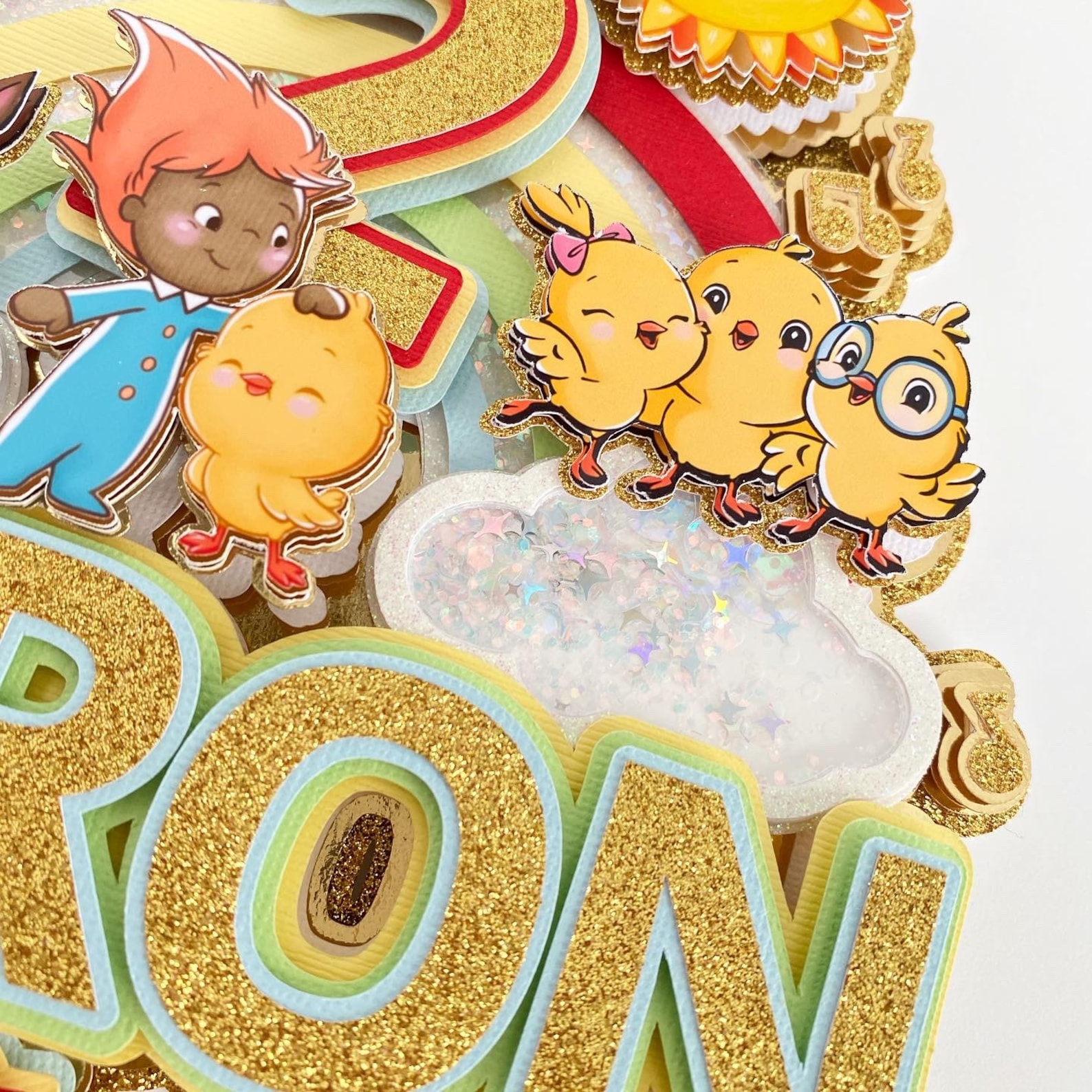 Canticos Cake Toppercanticos Cake Topper Shakerpollitos Cake - Etsy