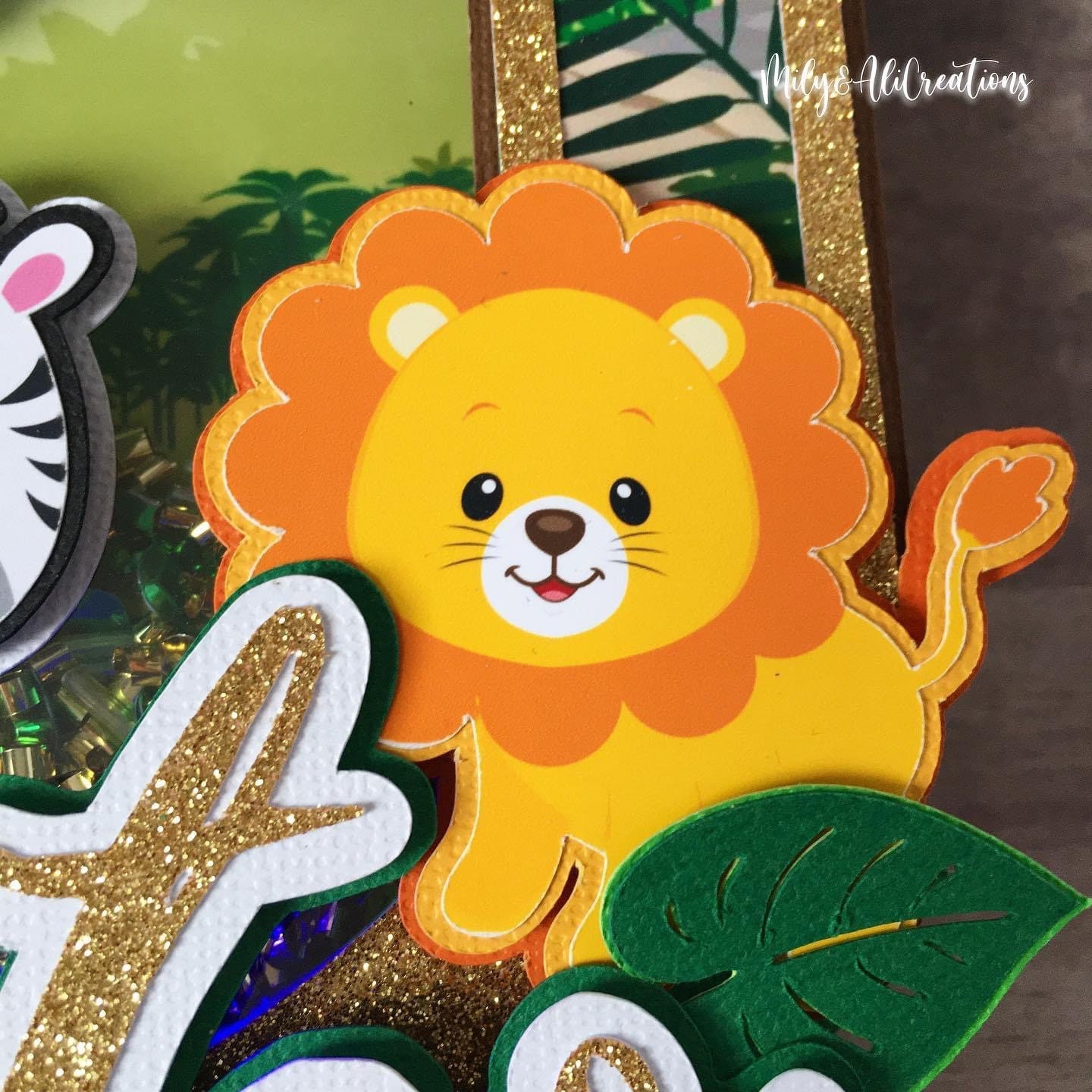 Safari Cake Toppersafari Party Decorations Wild One - Etsy