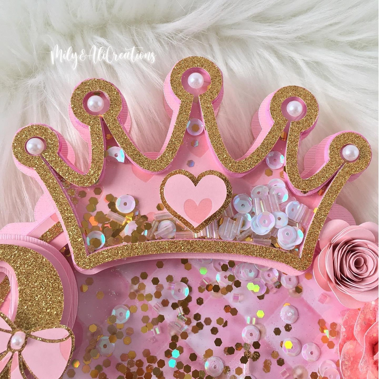 Princess Cake Topper Floral Princess Cake Topper Royal - Etsy