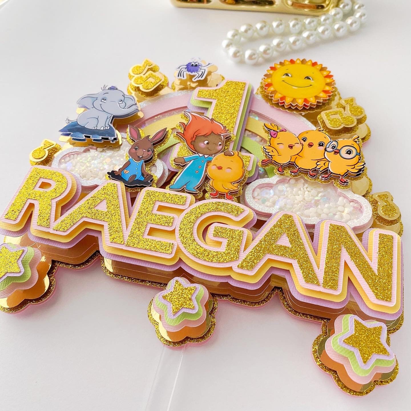 Canticos Cake Toppercanticos Cake Topper Shakerpollitos Cake - Etsy