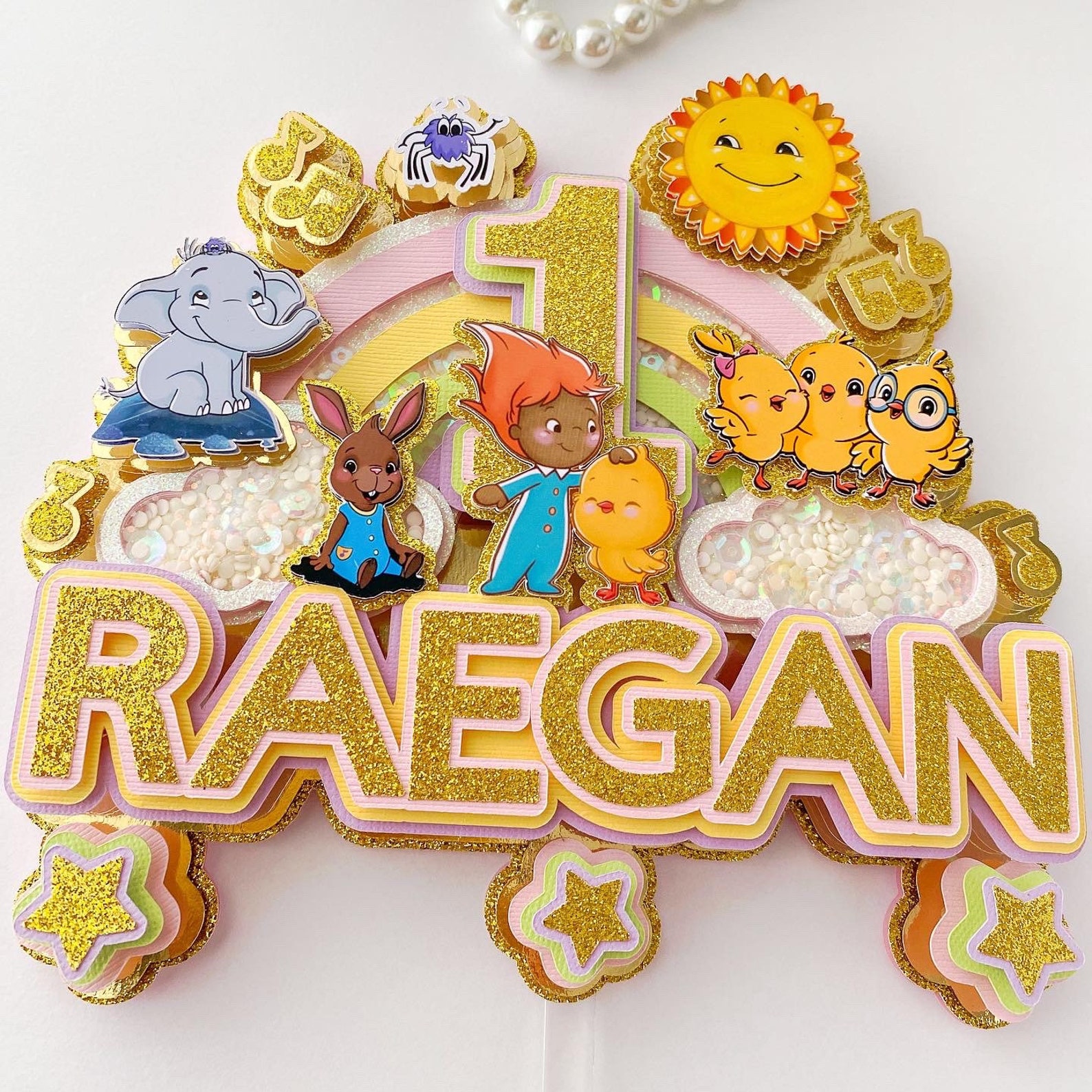 Canticos Cake Toppercanticos Cake Topper Shakerpollitos Cake - Etsy